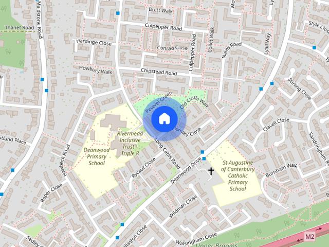 Peverel Green, Parkwood, Gillingham, Kent, ME8