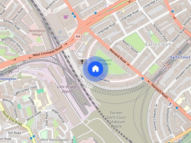 Philbeach Gardens, Earls Court, London