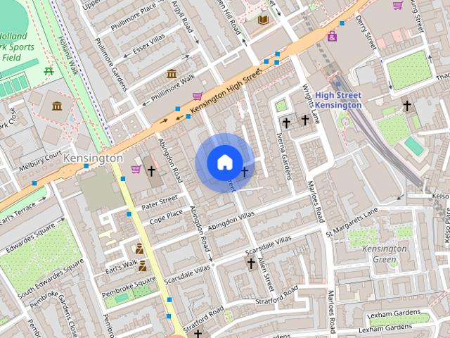 Phillimore Terrace, Allen Street, W8