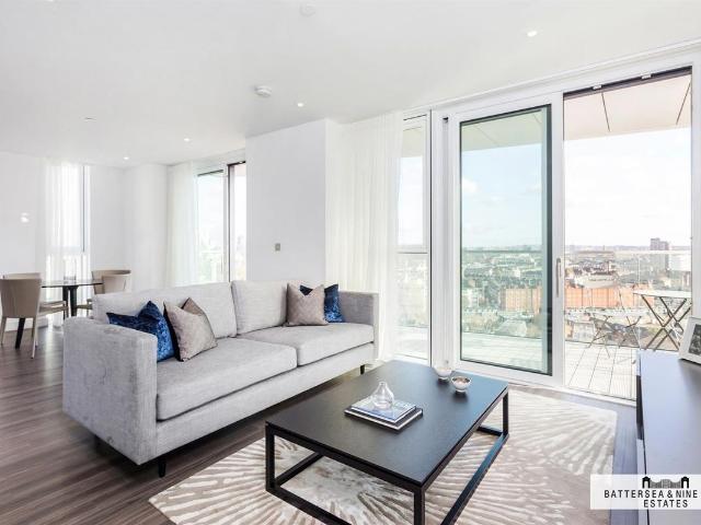 Pinto Tower, Nine Elms Point SW8, 2 bed flat to rent, £3,683 pcm | PrimeLocation