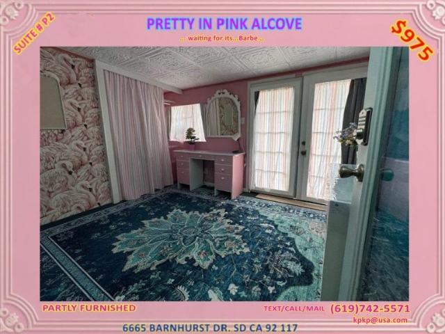 Pink Alcove Suite Cozy and Charming