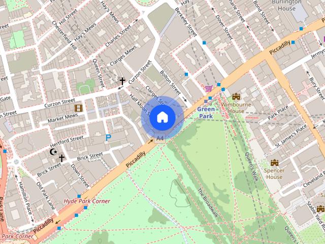 Piccadilly, Mayfair, London, W1J