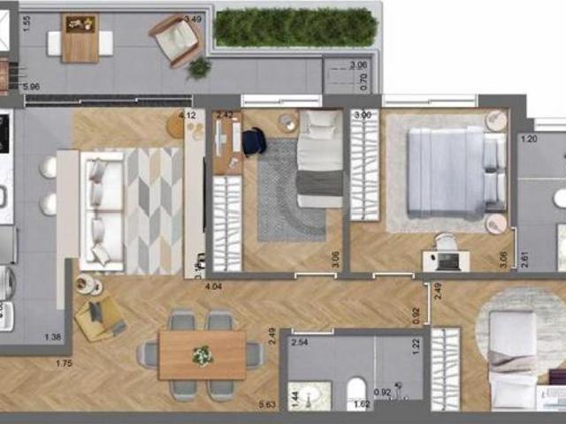 PIEMONTE CROMA | ECOVILLE – APARTAMENTO 3 DORM 1 SUÍTE • 79 M² • 2 VAGAS
