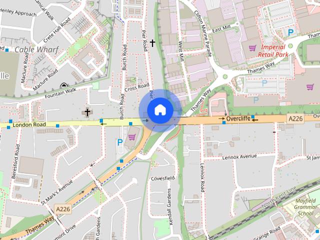 Pier Road, Gravesend, Kent, DA11 9NB – 1 Bedroom First Floor Apartment