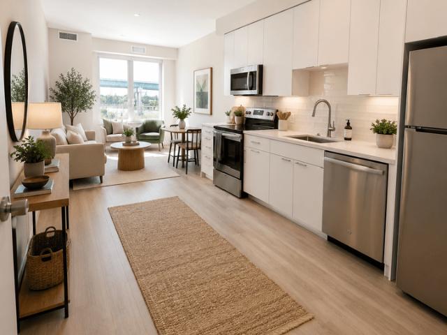 Pierside 2 Bedroom Apartment for Rent at 999 Riverfront St, West Sacramento, CA 95691 Triangle