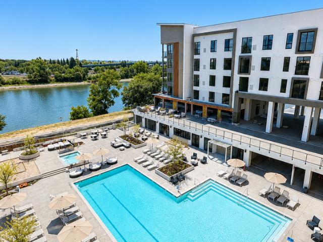 Pierside Studio Apartment for Rent at 999 Riverfront St, West Sacramento, CA 95691 Triangle