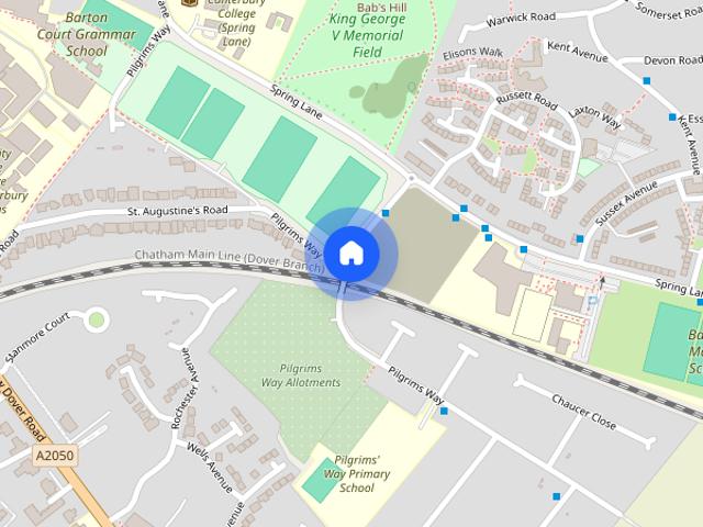 Pilgrims Way, Canterbury, Kent, CT1