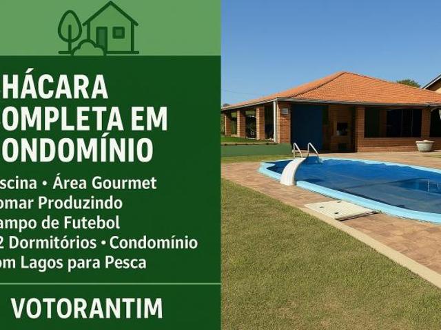 Piscina • Área Gourmet • Pomar Produzindo • Campo de Futebol • Votorantim SP
