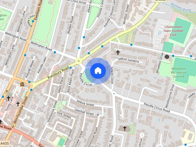 Pittville Circus, Cheltenham, Gloucestershire, GL52