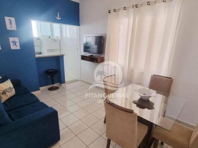 Pitangueiras Apartamento beira mar, com 2 dormitórios à venda, 67 m² por R$ 385.000 Pitangueira