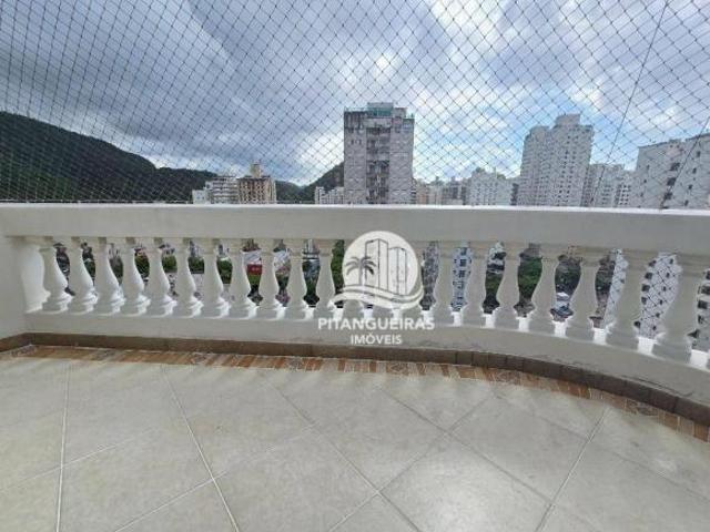 Pitangueiras Linda vista ao mar 269 m² úteis Churrasqueira privativa 02 vagas de garagem