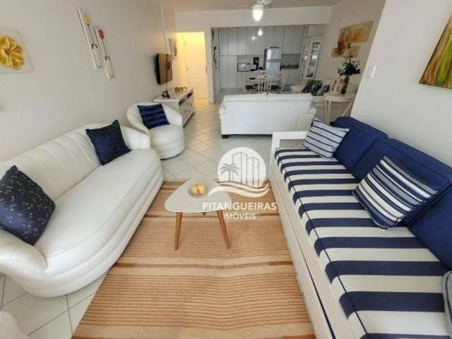 PITANGUEIRAS – UMA QUADRA DA PRAIA, MARAVILHOSO APTO TOTALMENTE REFORMADO E DECORADO, COM 140 M² ÚTE