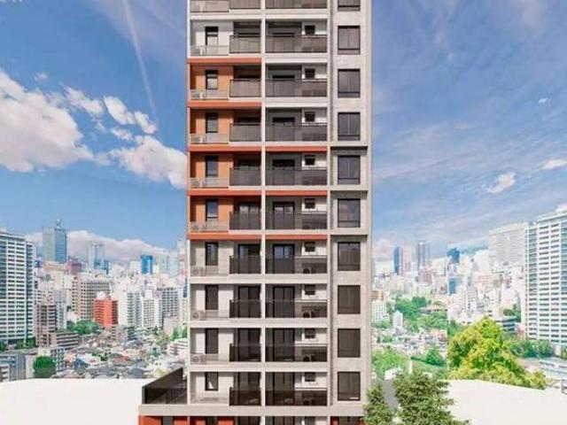 Pitanga 105 | Construtora Macor | Construção | 29 metros | 01 dormitório com varanda | sem vaga