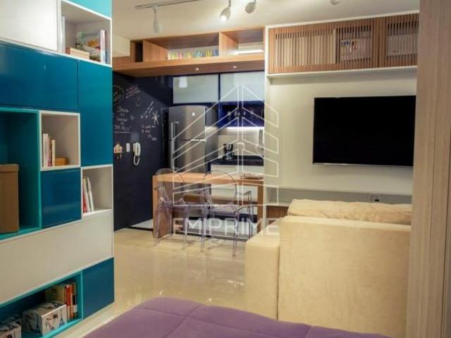 POMPÉIA! APARTAMENTO À VENDA 01 DORMITÓRIO, 1 VAGA, VARANDA