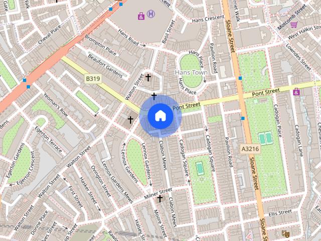 Pont Street Knightsbridge SW1X