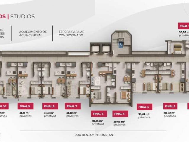 Ponto em Centro, Passo Fundo/RS de 84m² à venda por R$ 1.329.000,00