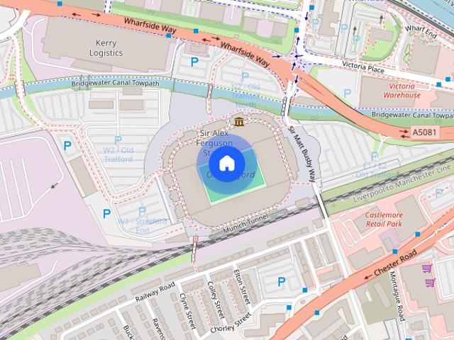 Podium, Old Trafford, Manchester, Greater Manchester, M16