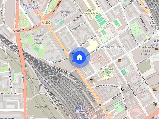 Polygon Road, Somers Town, London, NW1
