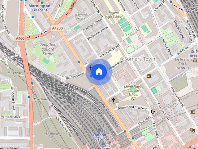 Polygon Road, Somers Town, London, NW1