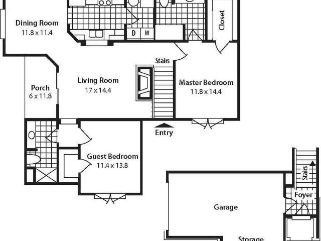 Polo Club 2 Bedroom Apartment for Rent at 7676 E Polo Dr, Wichita, KS 67206