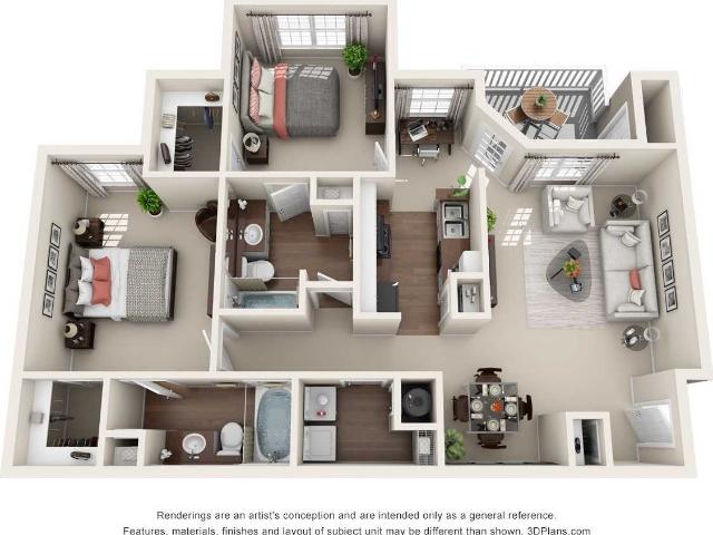 Polo Commons 3 Bedroom Apartment for Rent at 811 Polo Rd, Columbia, SC 29223