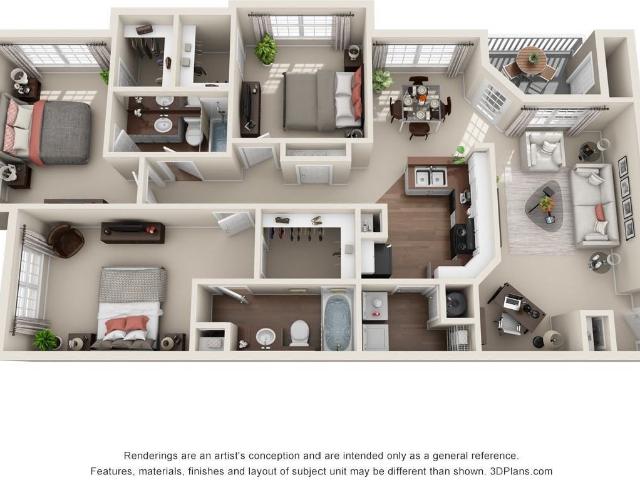 Polo Commons 2 Bedroom Apartment for Rent at 811 Polo Rd, Columbia, SC 29223