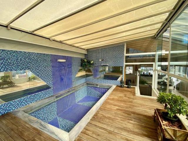 PORTEIRA FECHADA! Cobertura Triplex 360m² 3 suítes, lavabo, home office com vista panoramica, pis