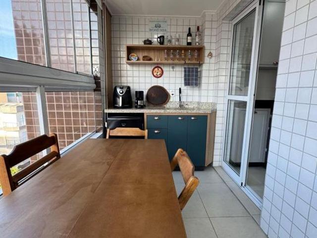 Porteira Fechada com 2 Dormitórios e Varanda Gourmet, 79 m² na Ocian, Praia Grande/SP