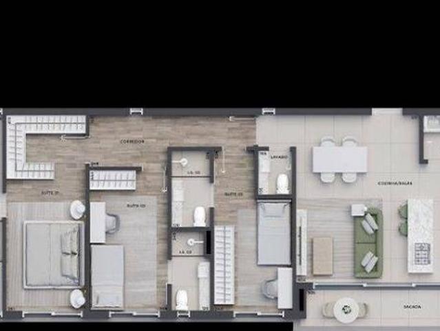 Porto Alto Apto 112m² 3 suítes, sacada gourmet e 2 vagas no Mercês