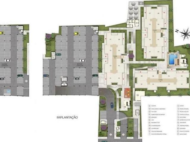 PORTO NOBRE vende apartamento 2 dormitórios, sendo 1 suíte, com varanda e churra