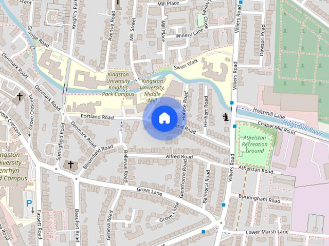 Portland Road, Kingston, Kingston upon Thames, KT1