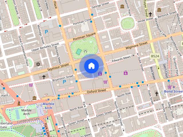 Portman Square, Marylebone, London, W1H