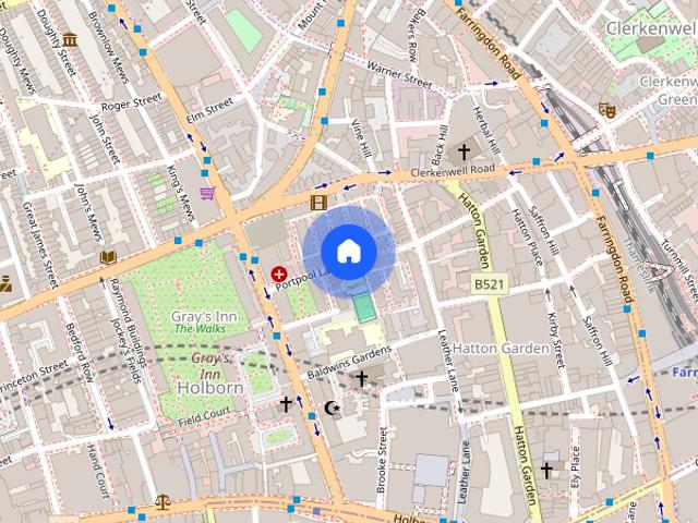 Portpool Lane, Farringdon, London, EC1N