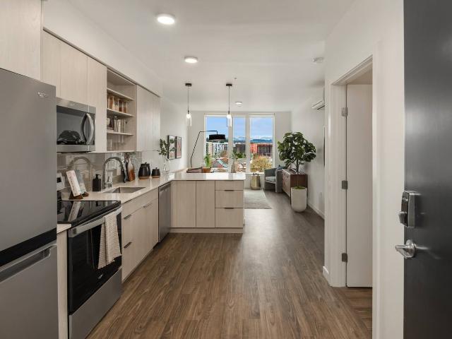 Porch + Park 2 Bedroom Apartment for Rent at 16050 Cleveland St, Redmond, WA 98052 Downtown Redmond