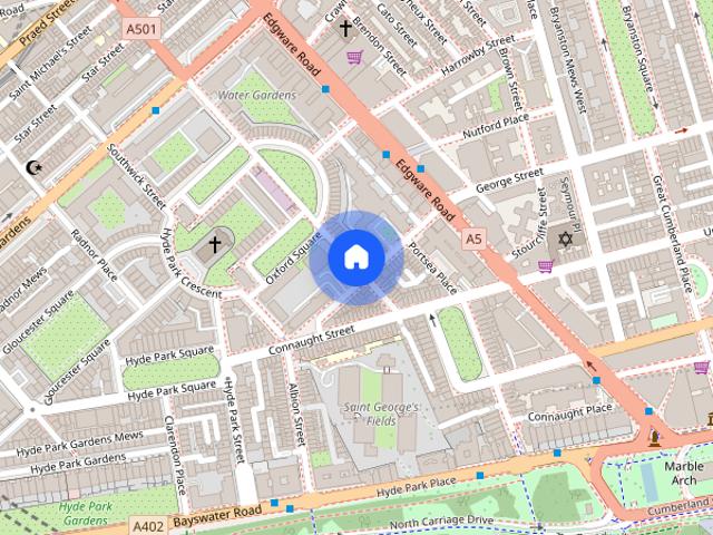 Porchester Place, Paddington, London, W2
