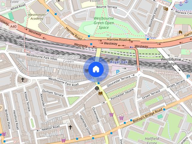 Porchester Road, W2, Royal Oak, London, W2