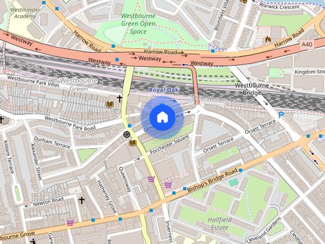 Porchester Square, Bayswater, London, W2