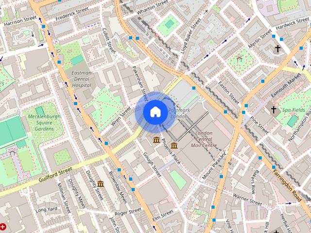 Postmark, Clerkenwell, WC1X