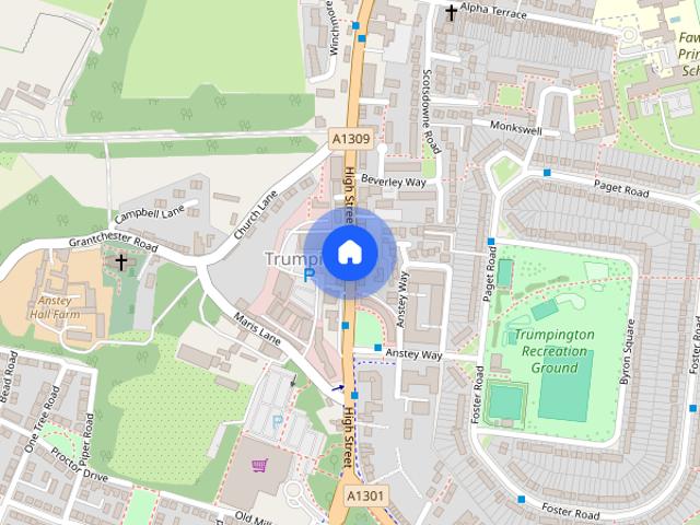 Poulter Walk, Trumpington, Cambridge, Cambridgeshire, CB2