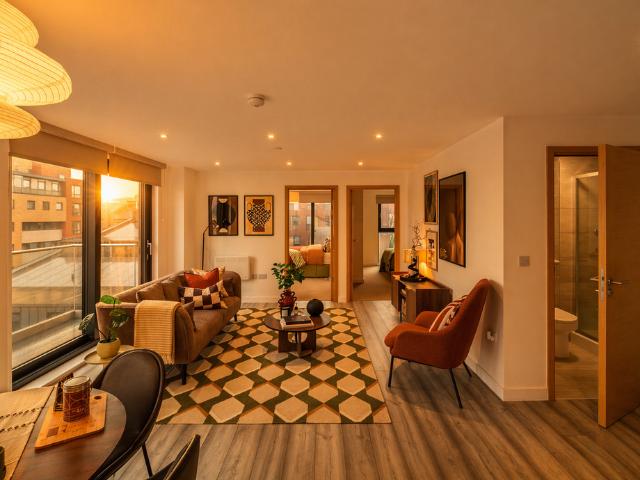 Plot Apartment 74 at The Radiant, The. 2 bed apartment to rent £1,390 pcm £321 pw