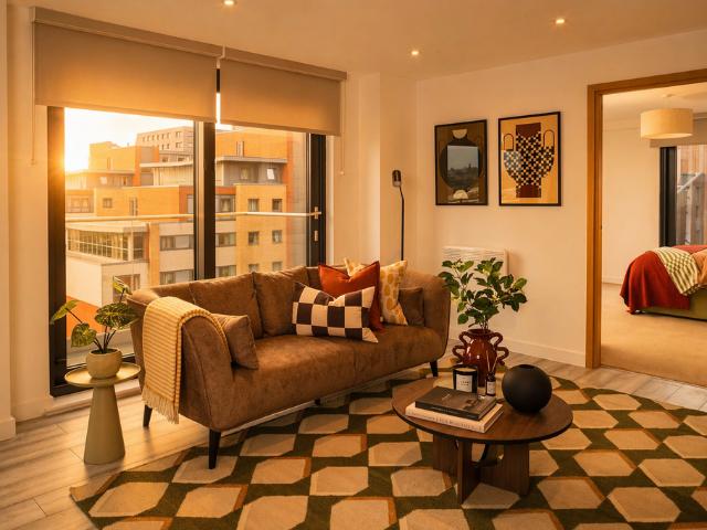 Plot Apartment 23 at The Radiant, The. 2 bed apartment to rent £1,280 pcm £295 pw