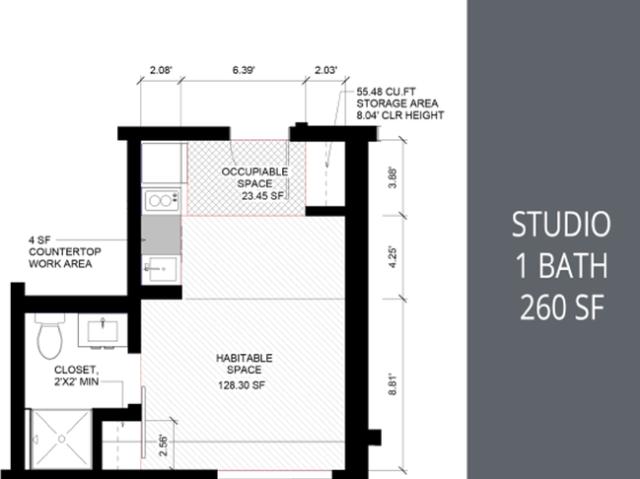 Platform 31 Studio Apartment for Rent at 4734 31st Ave S, Seattle, WA 98108 Columbia City