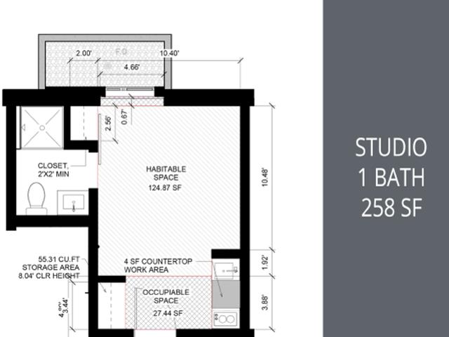 Platform 31 Studio Apartment for Rent at 4734 31st Ave S, Seattle, WA 98108 Columbia City
