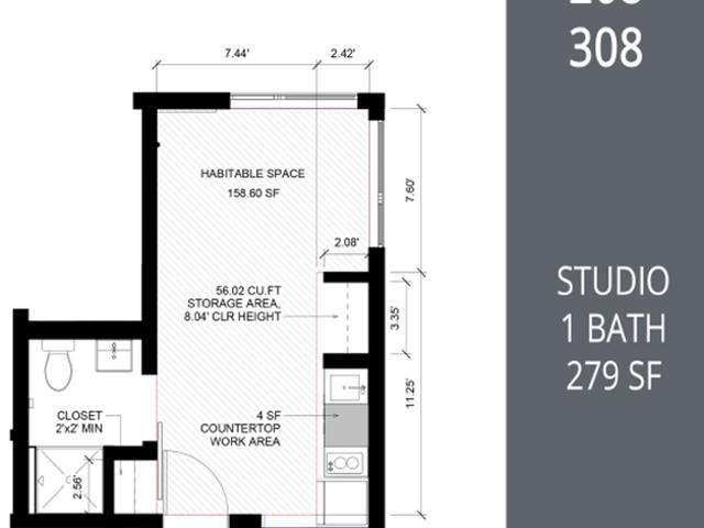 Platform 31 Studio Apartment for Rent at 4734 31st Ave S, Seattle, WA 98108 Columbia City