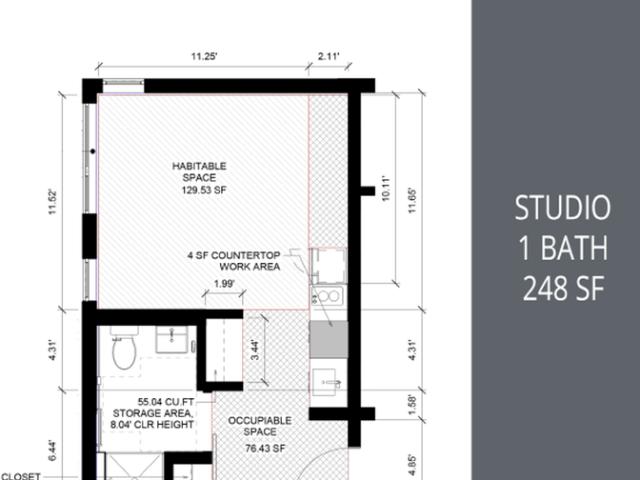 Platform 31 Studio Apartment for Rent at 4734 31st Ave S, Seattle, WA 98108 Columbia City