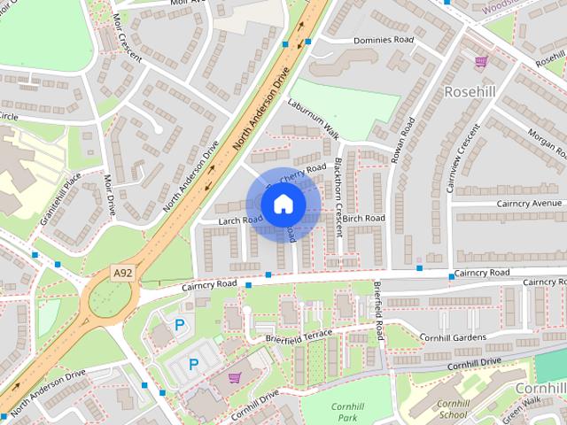 Plane Tree Road, Cornhill, AB16