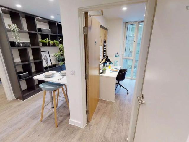 Pleasant double bedroom in a residence, in Shoreditch Has a Room