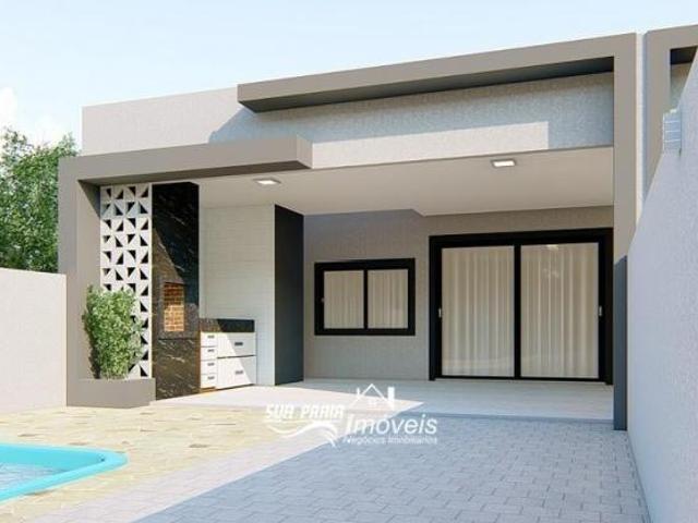 Próximo ao mar, casa nova em alvenaria nova