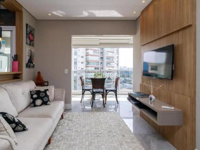 Próximo ao Shopping Morumbi! Mobiliado com 55,0m² Au 1 Dormitório com Garagem!
