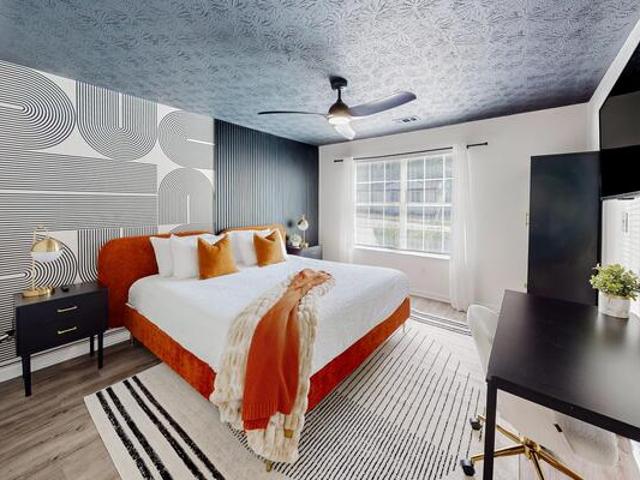 Professionally Designed Decatur Home | Themed Private Rooms with Workspace & Smart TV | Private Bath Options | Deck | Near MARTA
